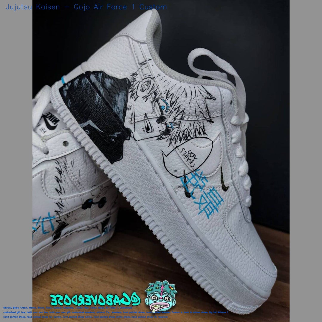 Jujutsu Kaisen Gojo Air Force 1 Custom Custom Air Force 1,limited ...