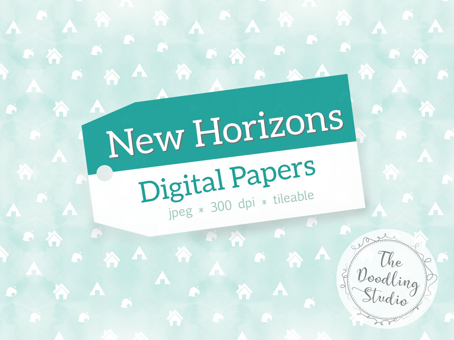 Animal Crossing New Horizons Digital Papers 12 Tileable Patterns ...