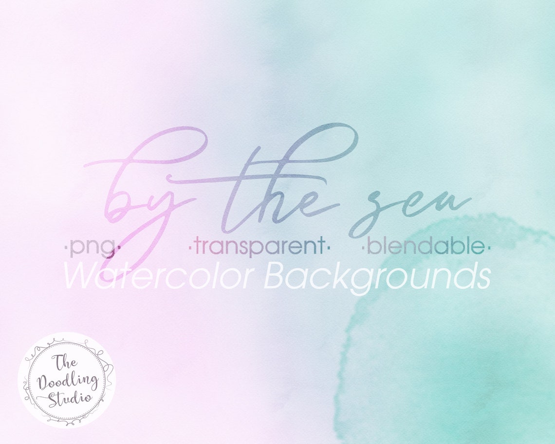Watercolour Background Textures by the Sea. Pink Lavender, Arcadia ...