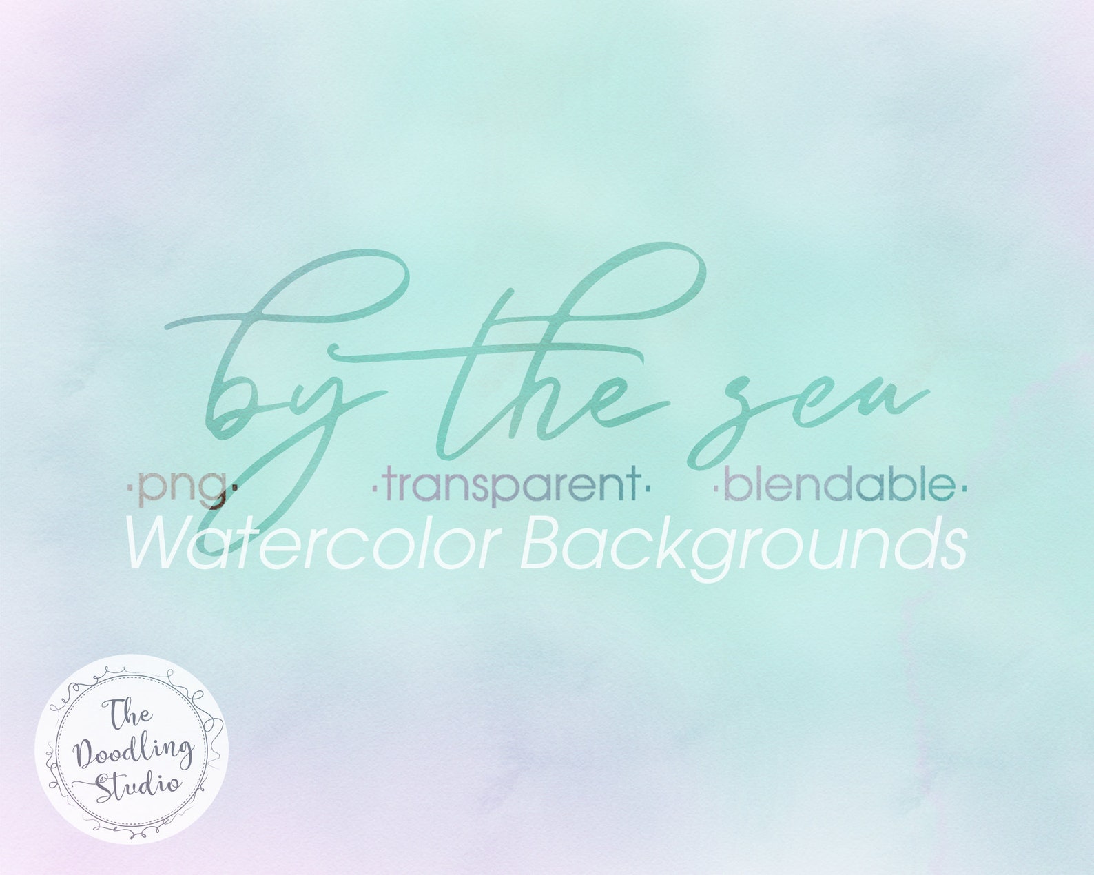 Watercolour Background Textures by the Sea. Pink Lavender, Arcadia ...