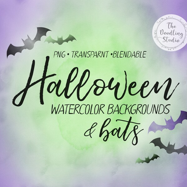 Halloween Watercolor - Etsy
