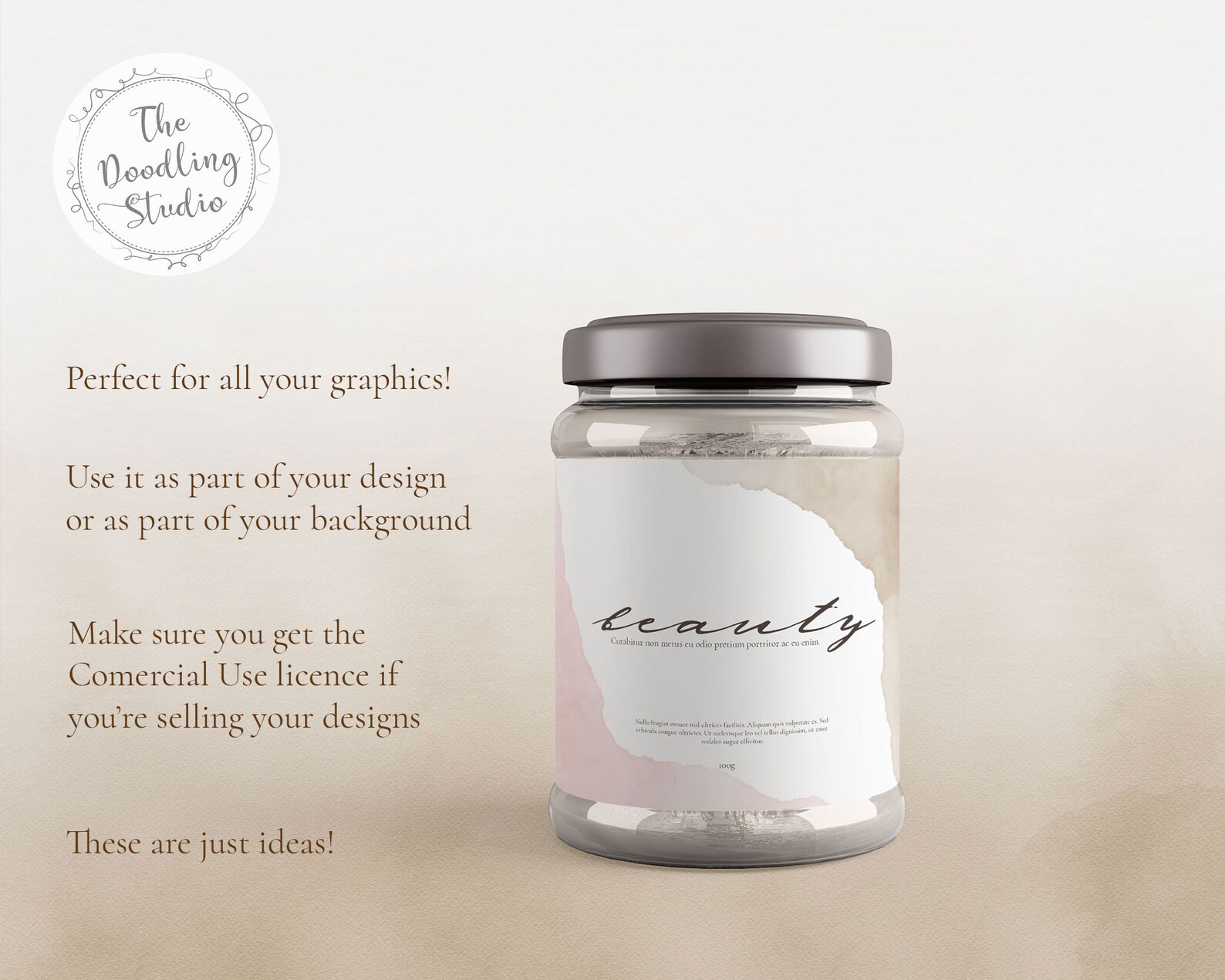 Neutral Romance Watercolor Backgrounds 12 BACKGROUNDS png - Etsy