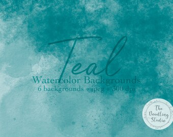 Pastel Snow Watercolor Backgrounds 8 Digital Papers digital - Etsy