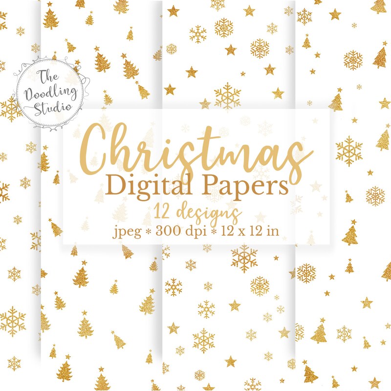 Gold Christmas - Etsy