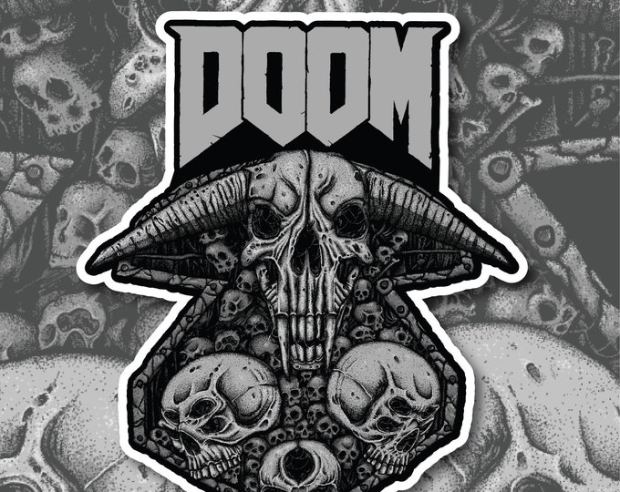 Doom Vinyl Sticker - Etsy