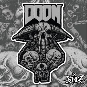 Doom Vinyl Sticker - Etsy