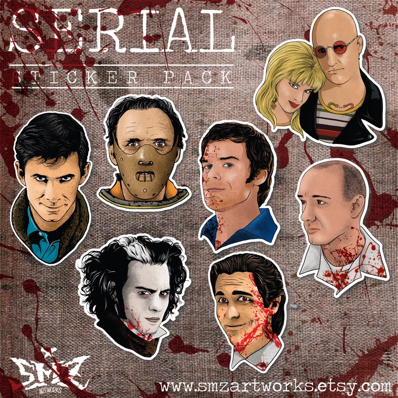 Serial Sticker Pack | Etsy