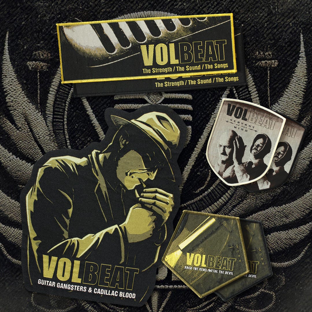 VOLBEAT Official Woven Patches - Etsy
