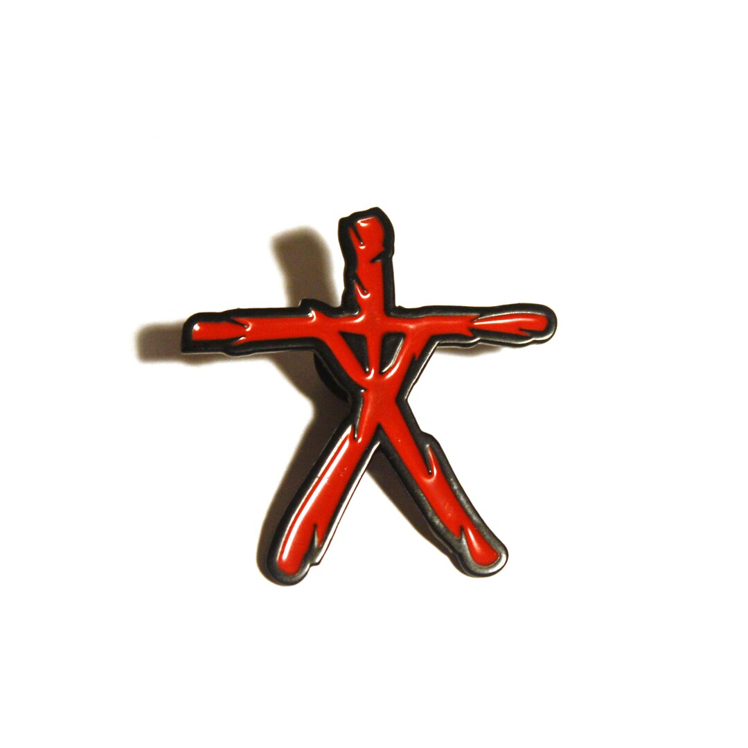 Stick Figure Project Enamel Pin - Etsy