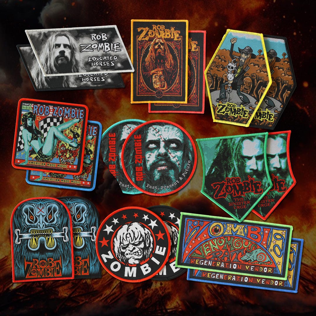Official Rob Zombie Woven Patches - Etsy