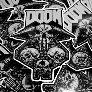 Doom Vinyl Sticker - Etsy