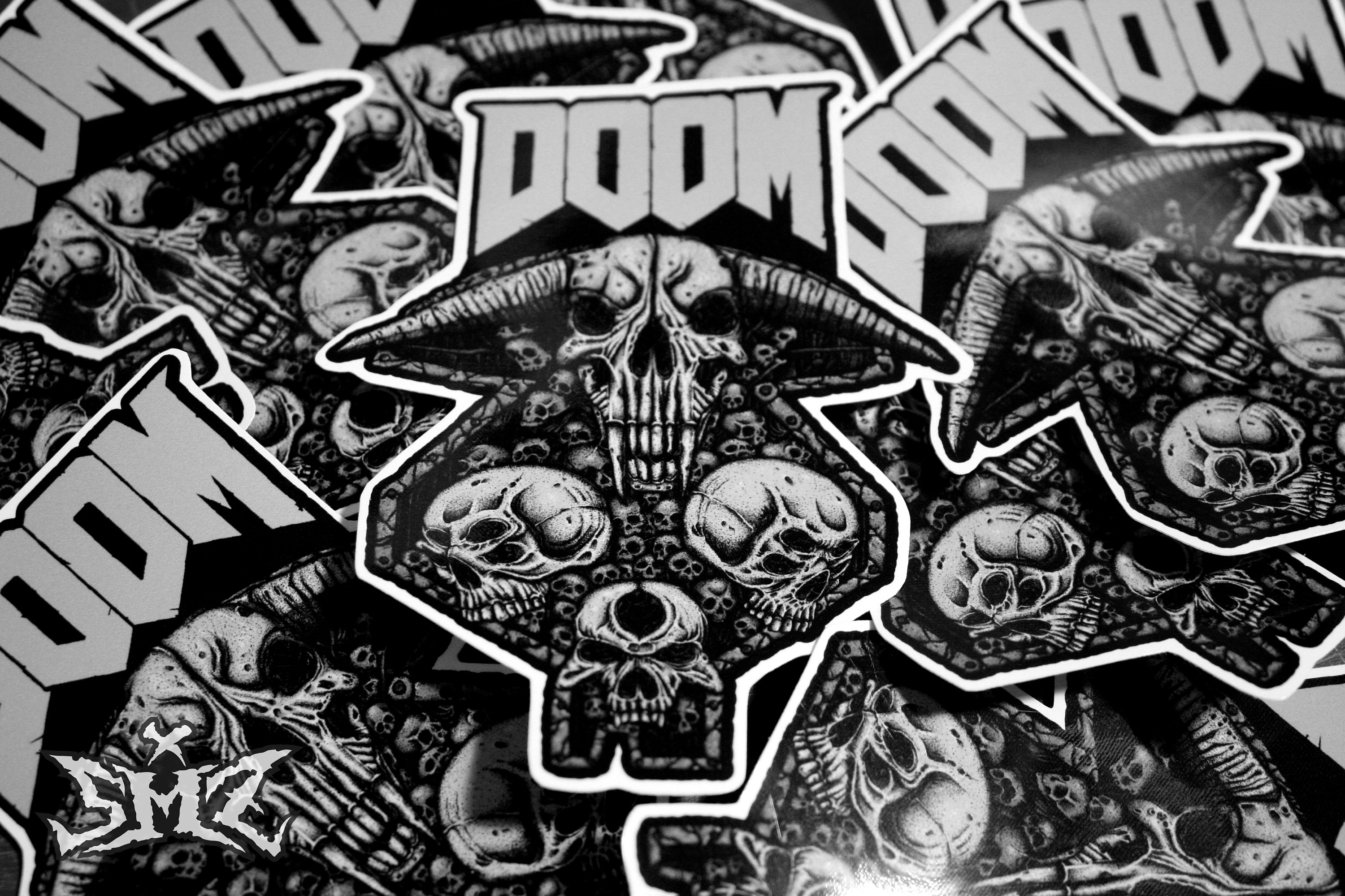 Doom Vinyl Sticker | Etsy