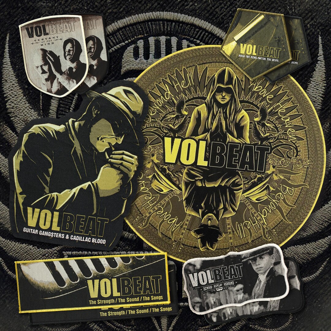 VOLBEAT Official Woven Patches - Etsy