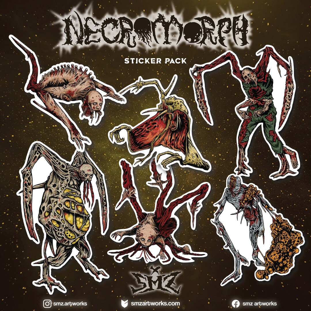 Necromorph Sticker Pack - Etsy