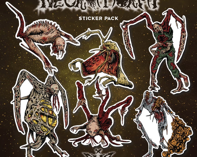 Necromorph Sticker Pack - Etsy