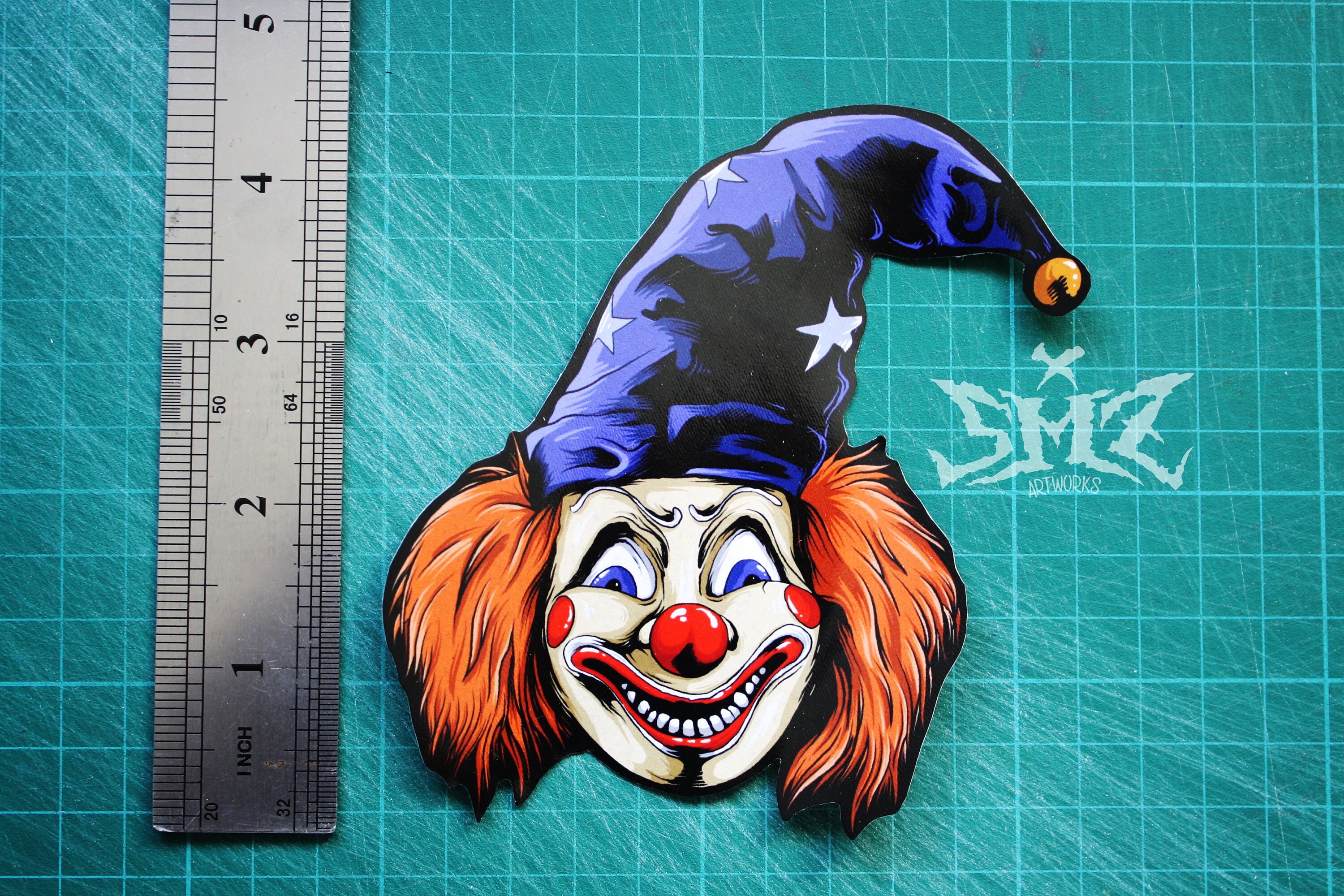 Poltergeist Clown Vinyl Sticker - Etsy