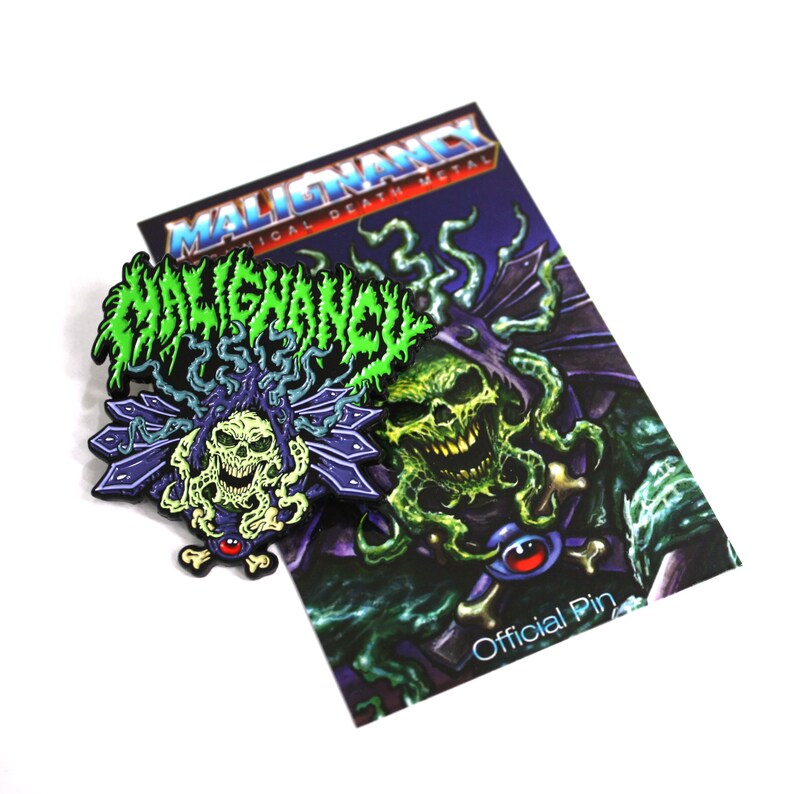 Malignancy - Skeletoid Official Pin - Etsy