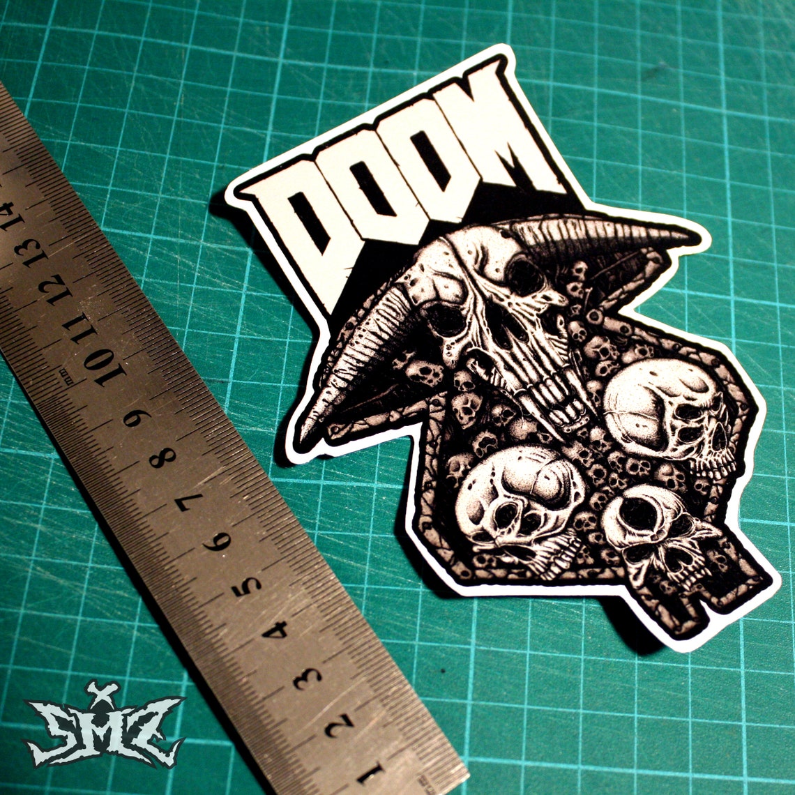 Doom Vinyl Sticker | Etsy