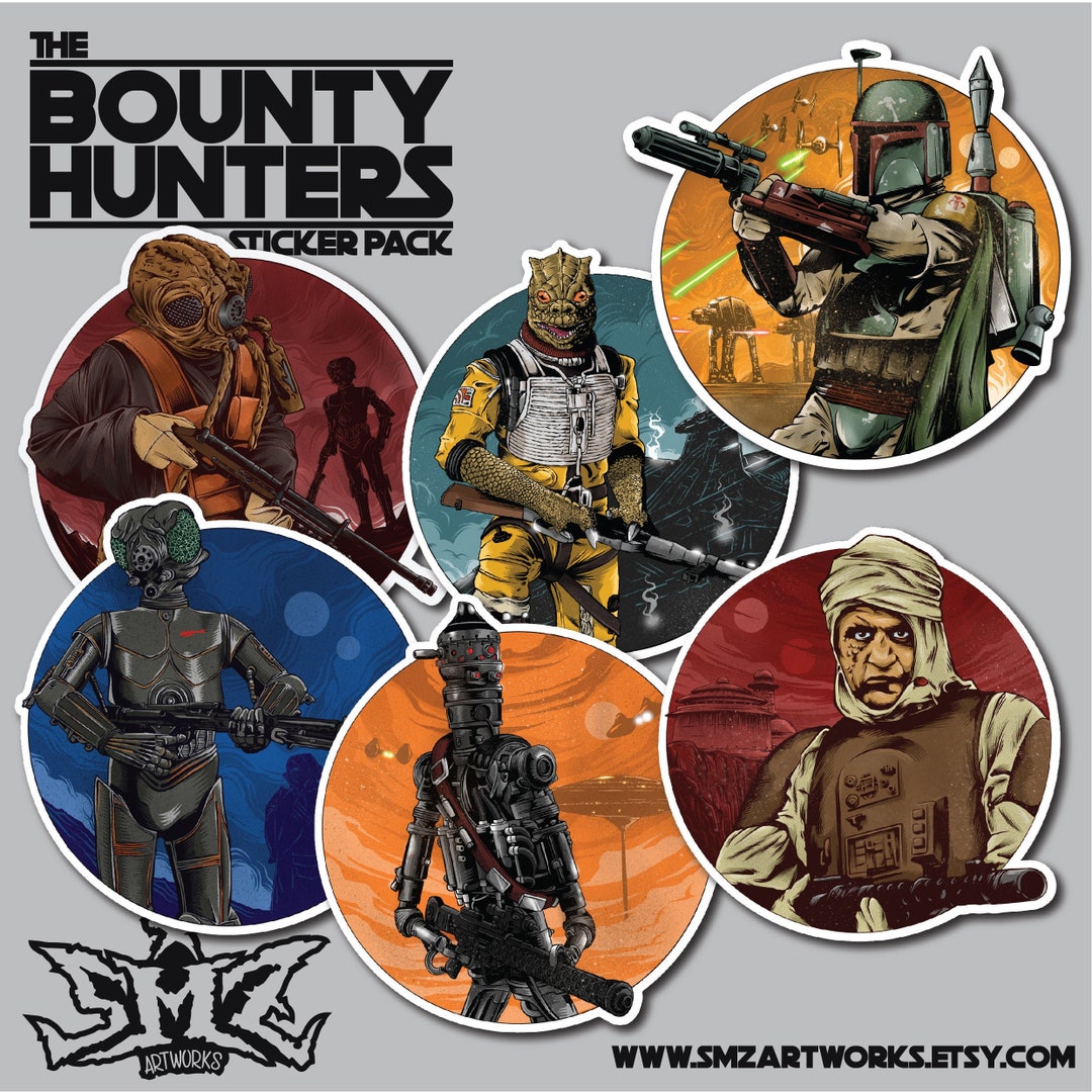 Bounty Hunters Sticker Pack - Etsy