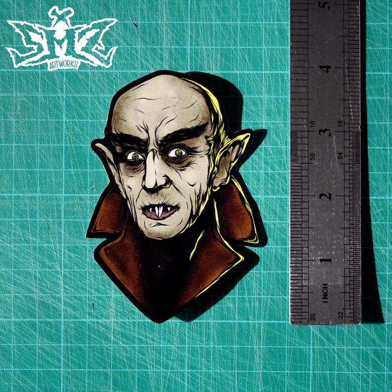 Count Orlok Vinyl Sticker nosferatu Dracula Vampire - Etsy