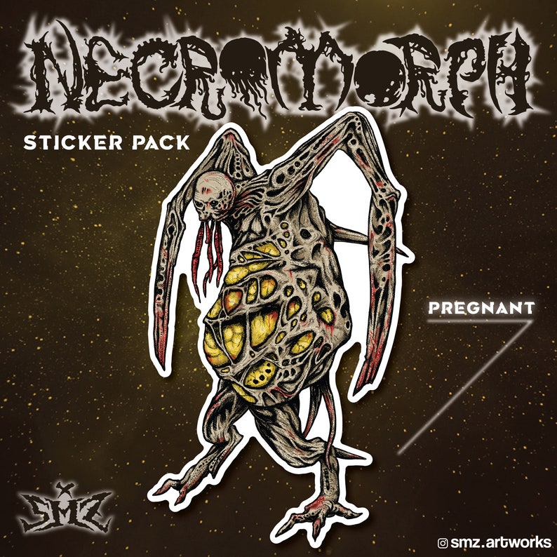 Necromorph Sticker Pack - Etsy