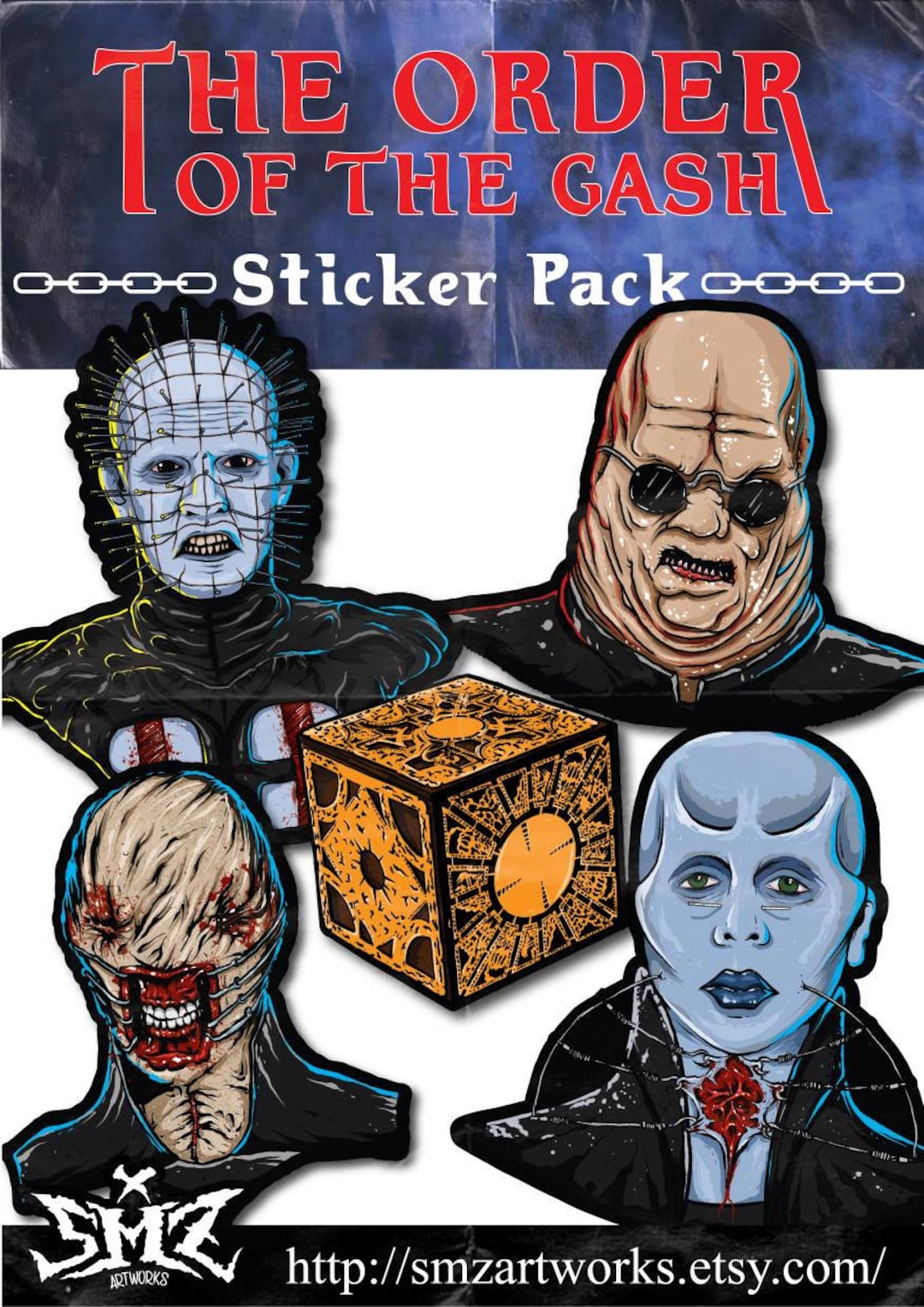 The Order of the Gash Sticker Pack - Etsy