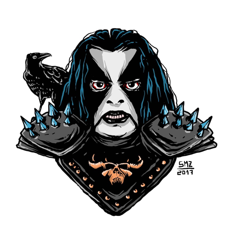 Abbath Doom Occulta Vinyl Sticker - Etsy