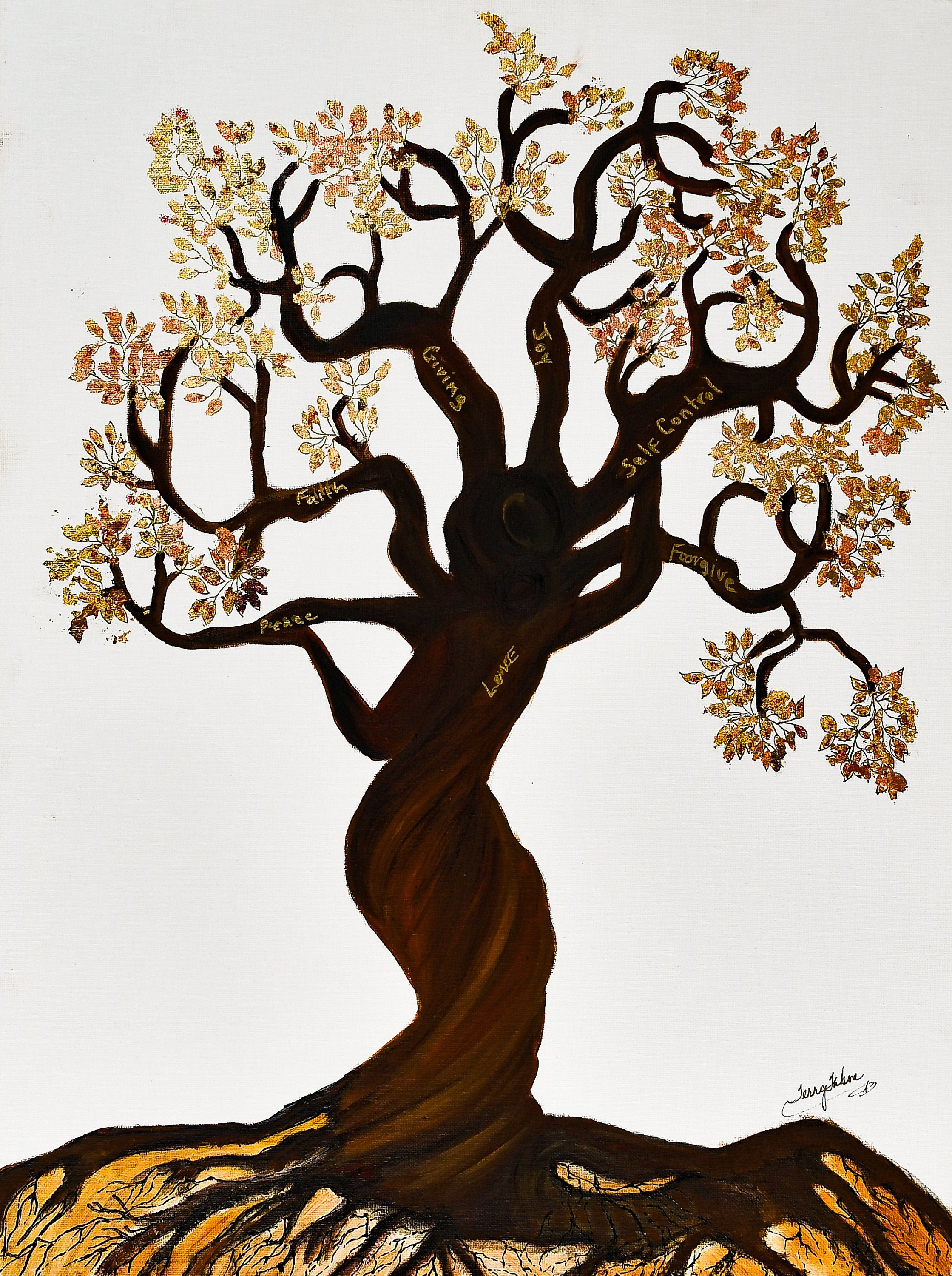 Peace Tree Of Life Drawing