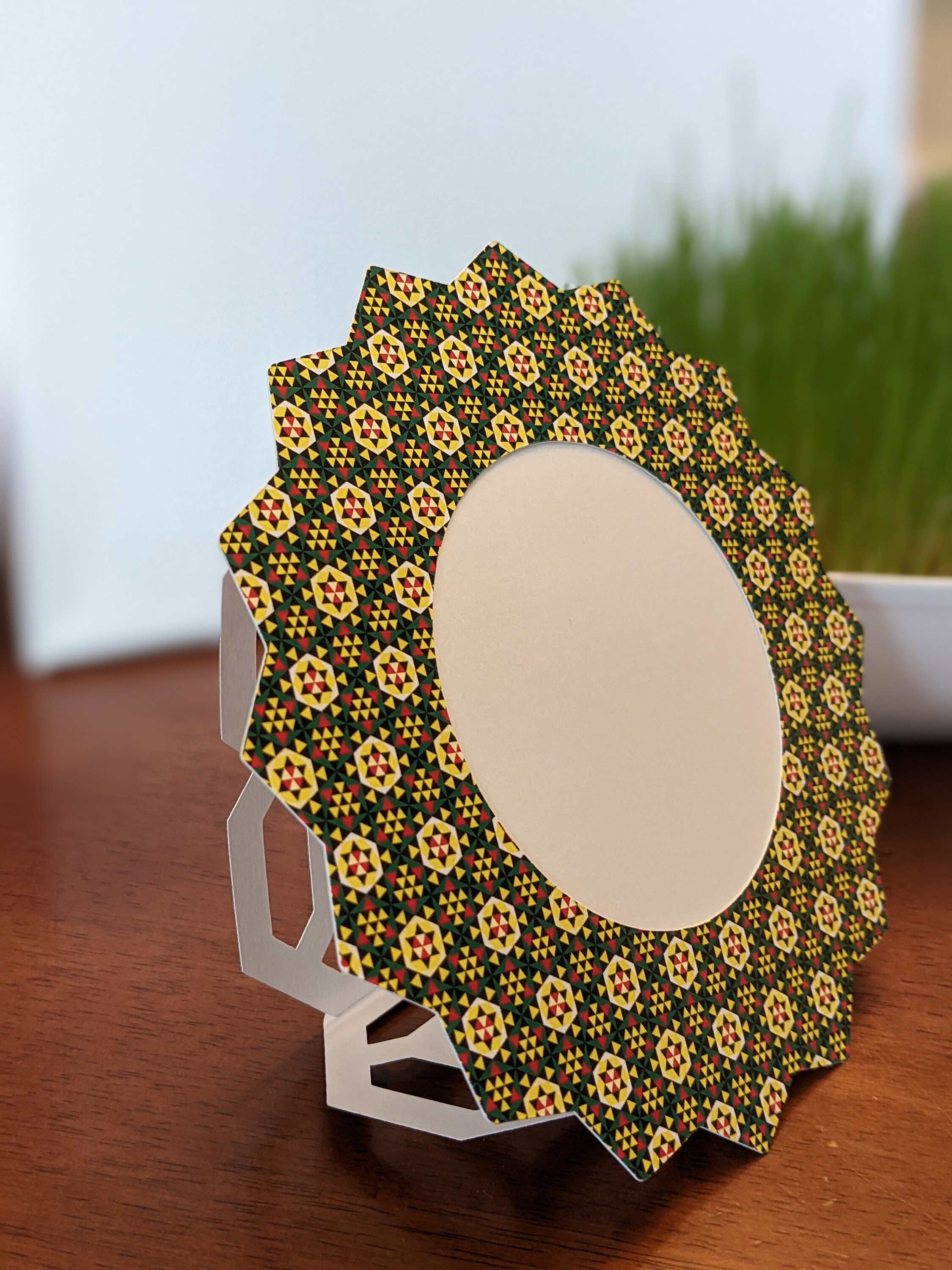 Paper Picture Frame Khatam Persian Pattern / Party Favor - Etsy