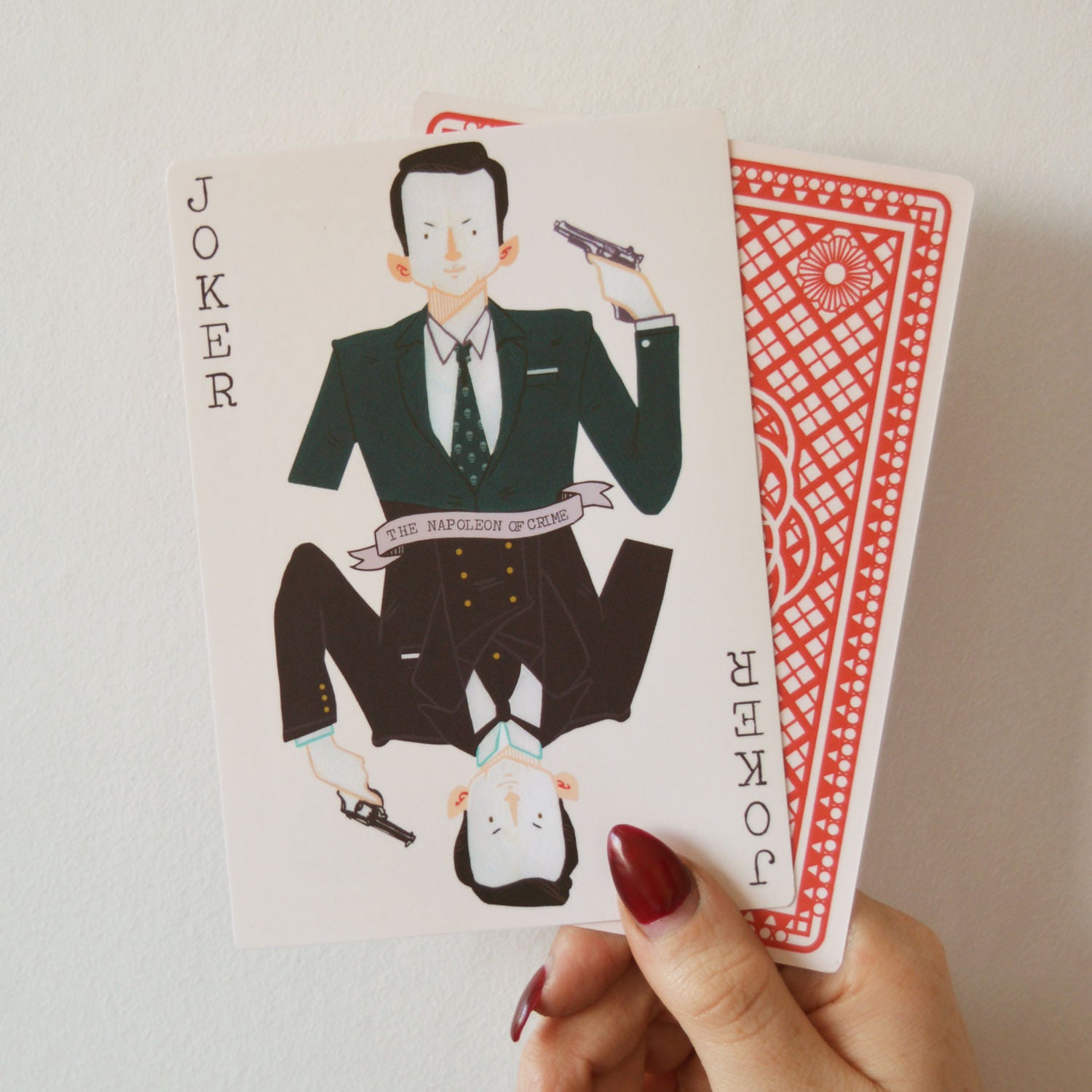 8x Sherlock Themed Playing Cards - Etsy