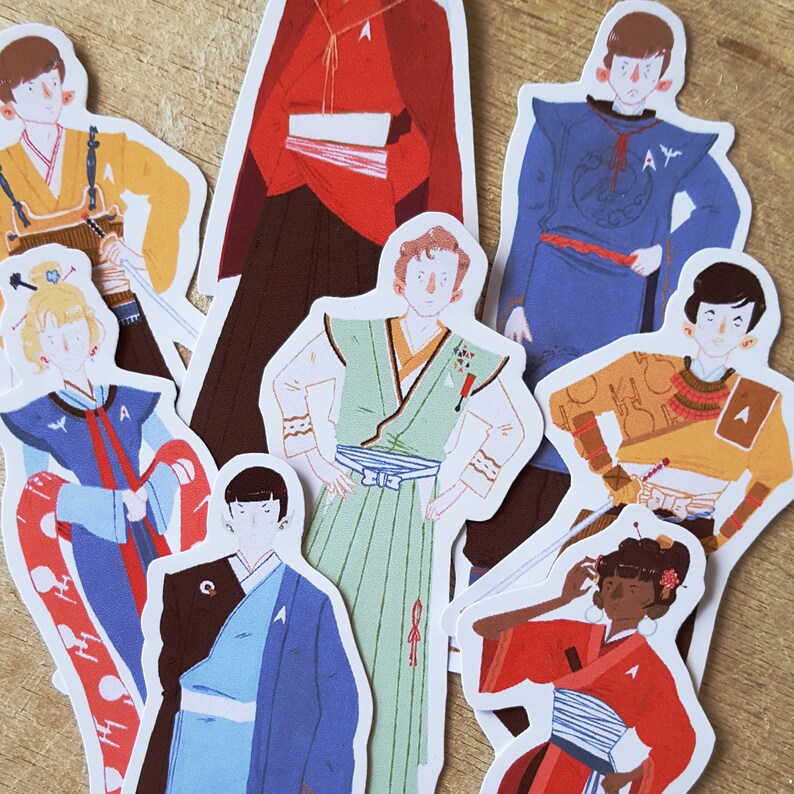 Star Trek Stickers & Art Print Combo - Etsy