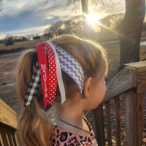 Ribbon Hair Tie, Ponyo Personalized Ribbon Streamers, Customized ...