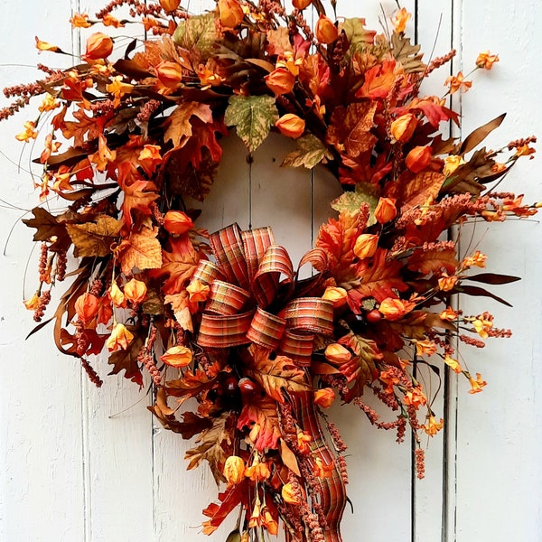 Fall Wreaths for Front Door - Etsy