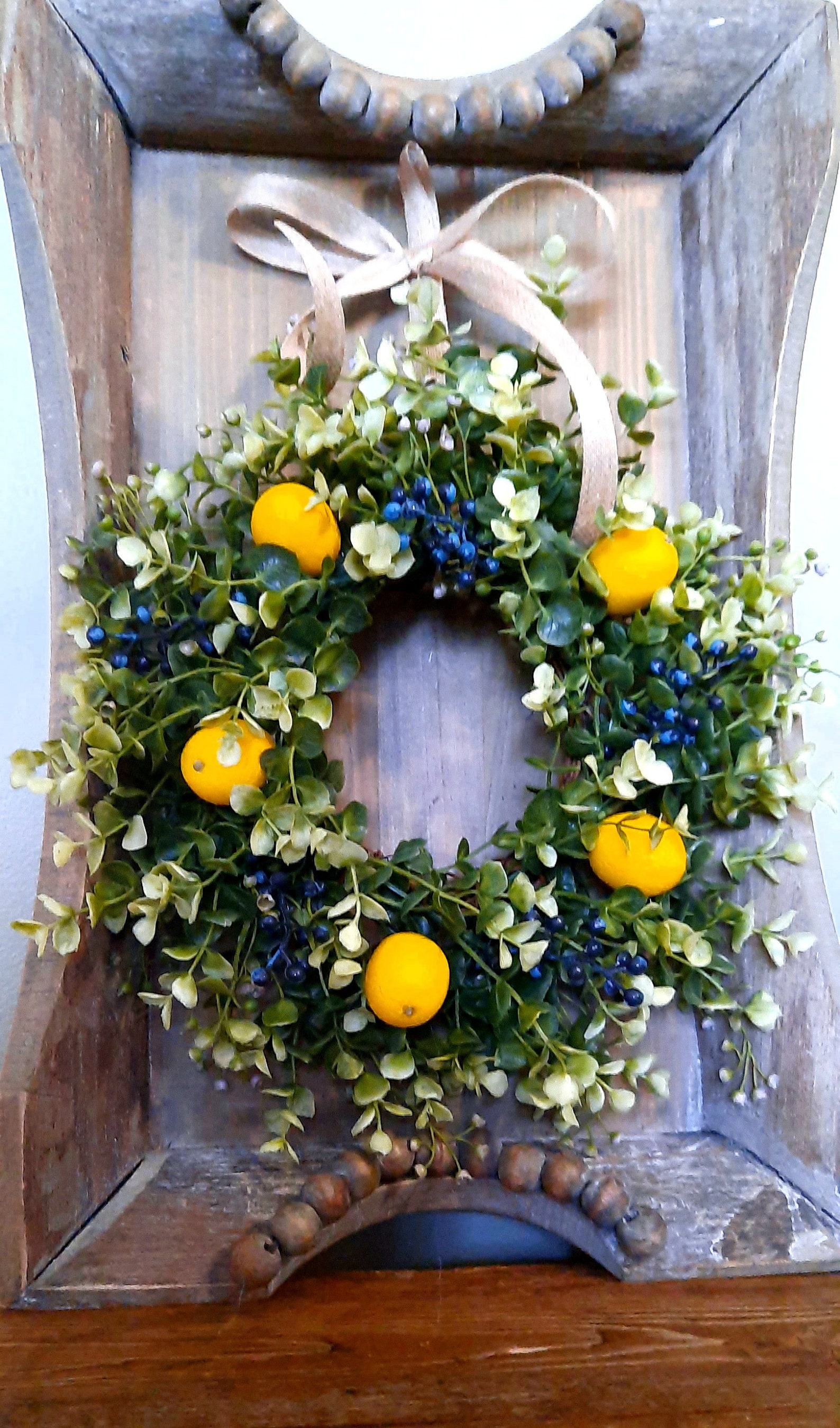 Mini Wreath Small Wreaths Cabinet Wreaths Kitchen Wreath - Etsy