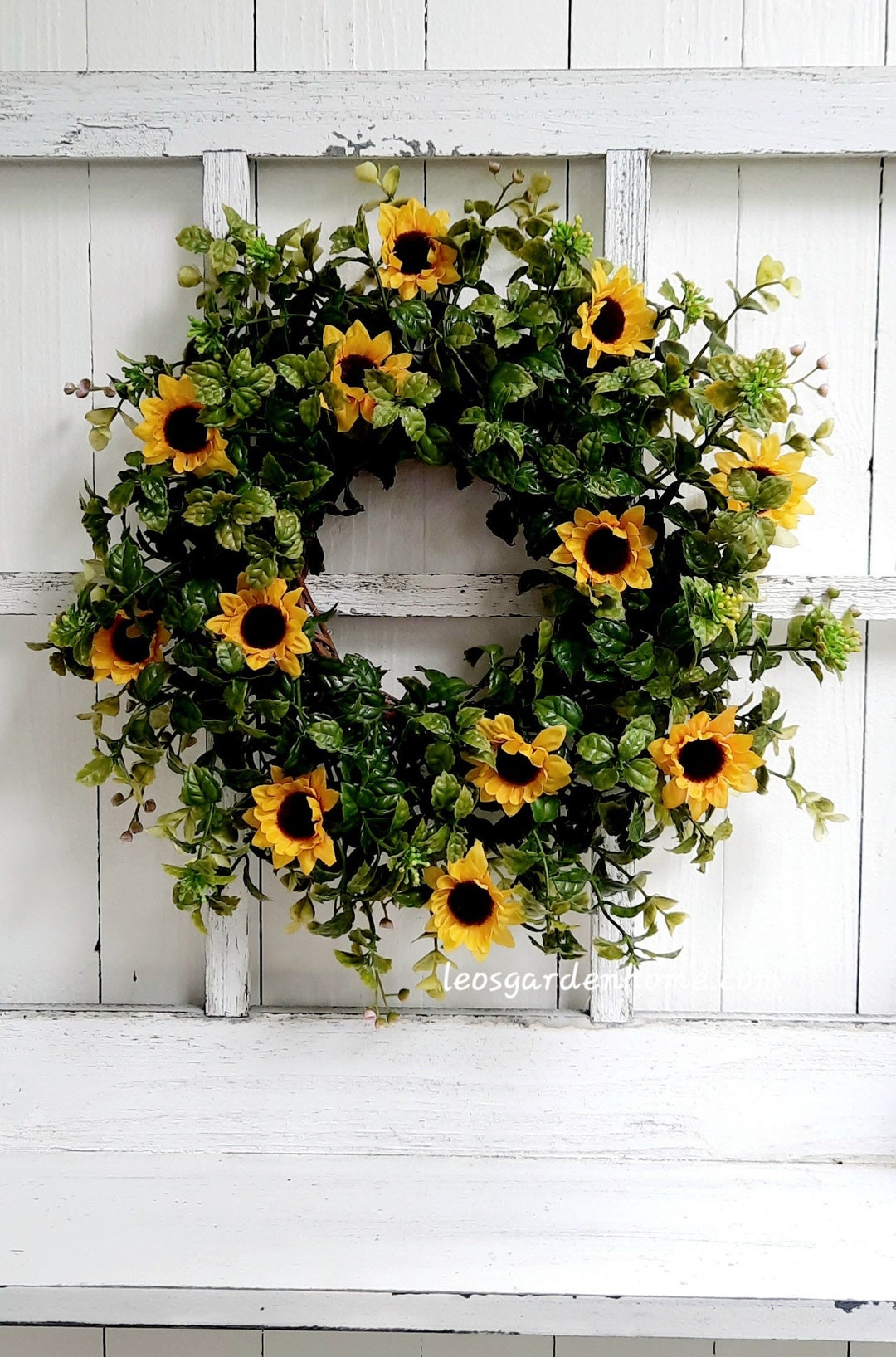 Small Wreath, Mini Wreath, Farmhouse Wreath, Kitchen Wreath, Cabinet ...