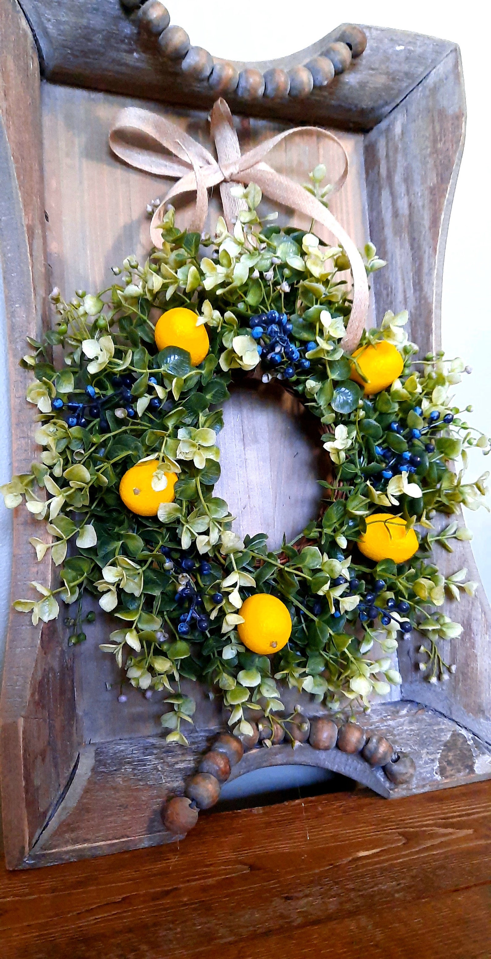 Mini Wreath Small Wreaths Cabinet Wreaths Kitchen Wreath - Etsy