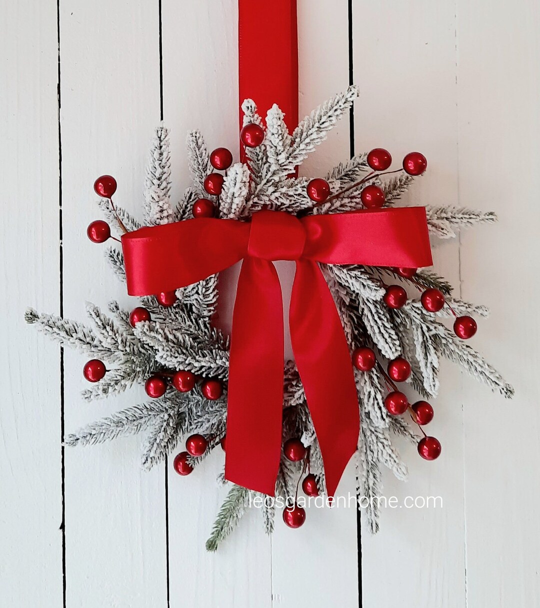 Mini Window Wreath, Christmas Mini Wreath, Christmas Small Wreath ...
