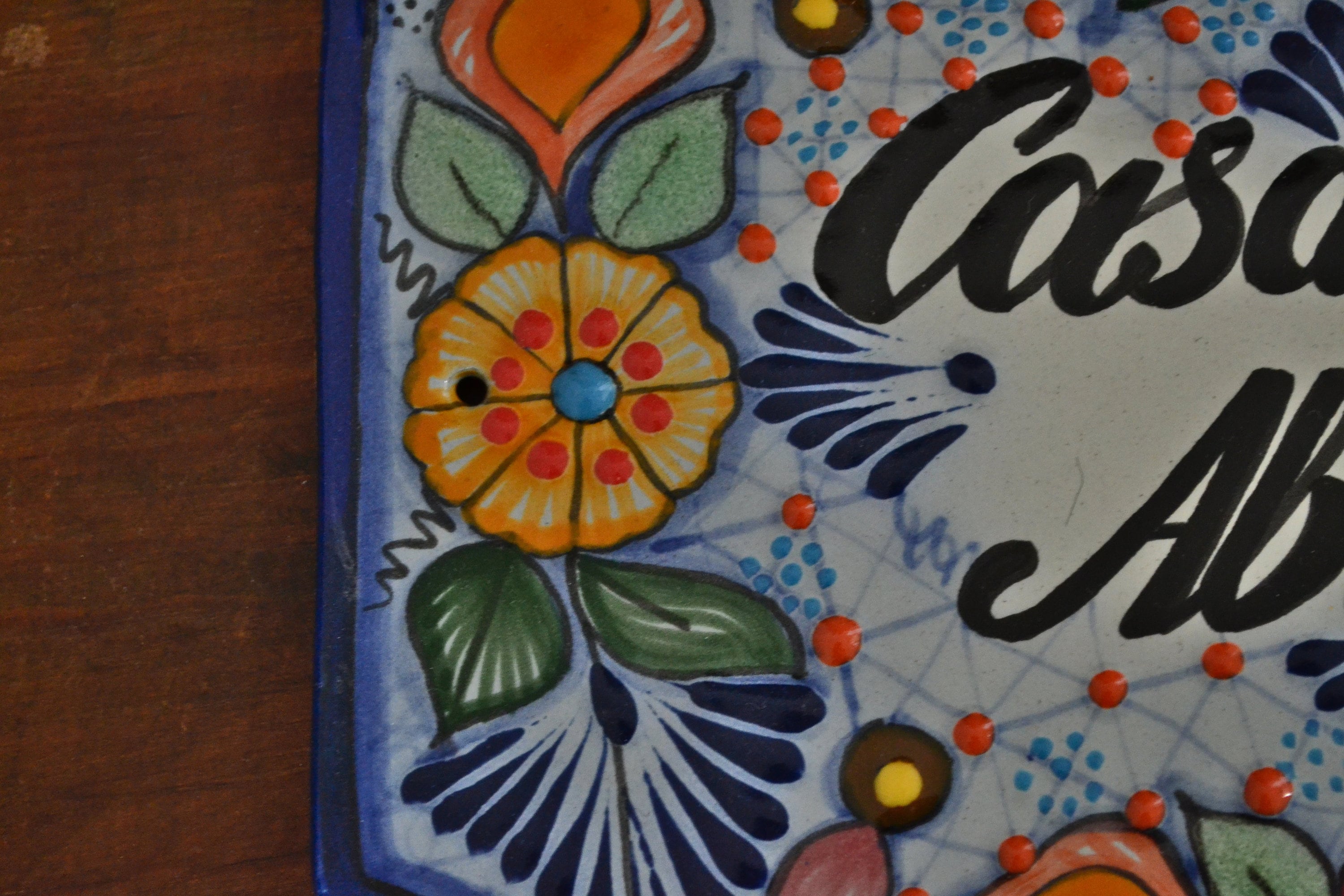 Upgrated Shipping Personalized Talavera Tile House Sign - Etsy