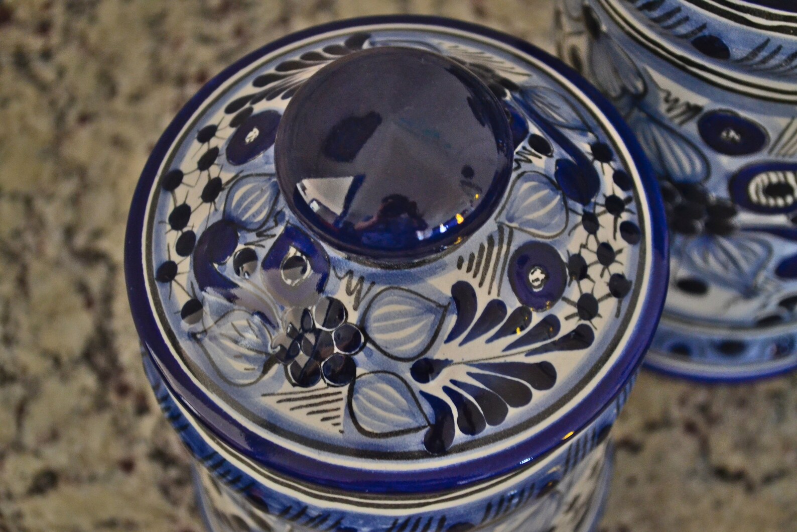 Set of 3 Mexican Canister, Talavera Canister, Kitchen Canister Set ...
