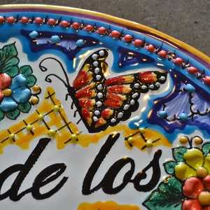 13" Personalized Talavera Tile House Sign, Housewarming Gift, New Home ...