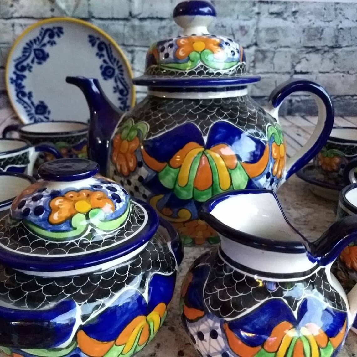 Authentic Talavera Pitcher only Pitcher Talavera Teapot | Etsy