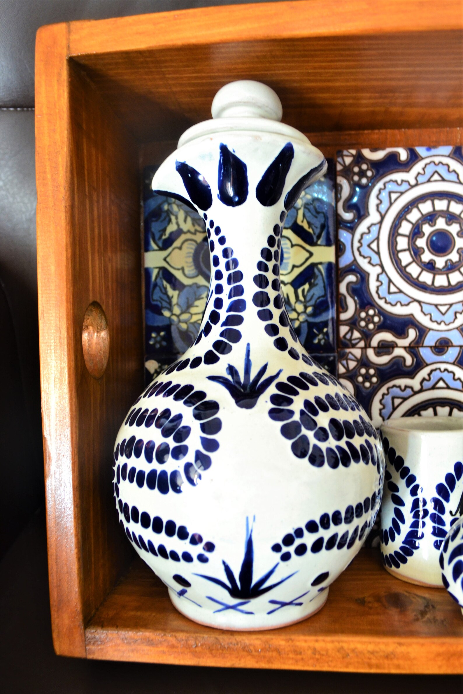 Wall Hanging Talavera Tequila Set, Box Gift, Ottoman Tray, Custom Shot ...