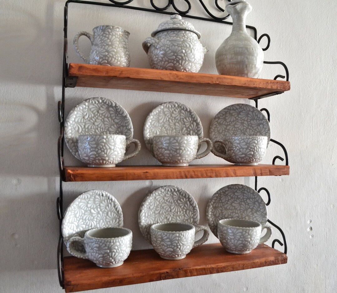 Mexican Talavera Coffee Set, Mexican Pottery, Talavera Cookie Jar ...