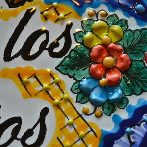 13" Personalized Talavera Tile House Sign, Housewarming Gift, New Home ...