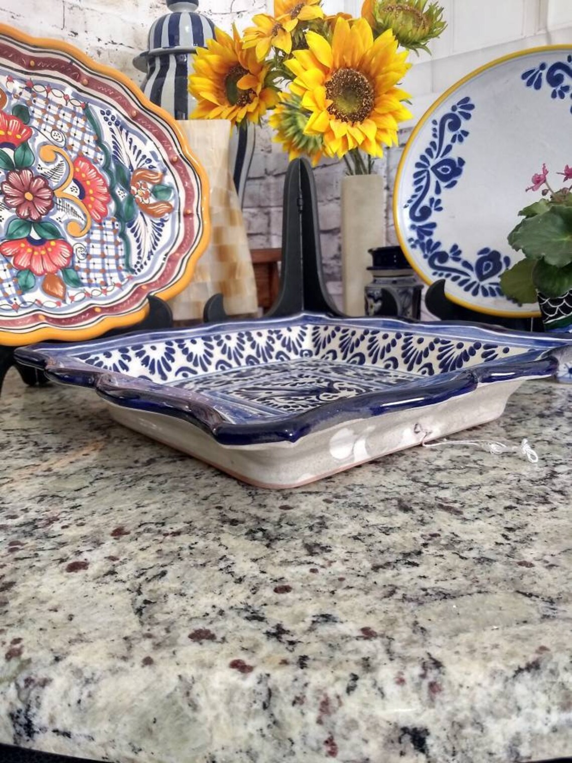 Talavera tray mexican Talavera Talavera cookie tray pottery | Etsy
