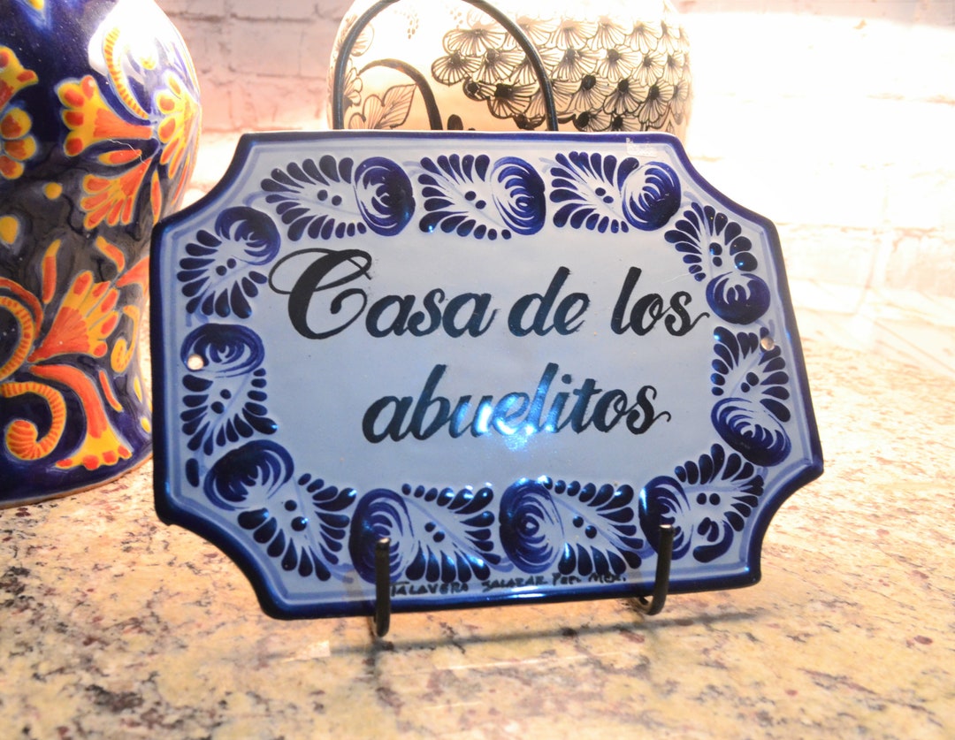 Personalized Talavera Tile House Sign, Housewarming Gift, Personalized ...
