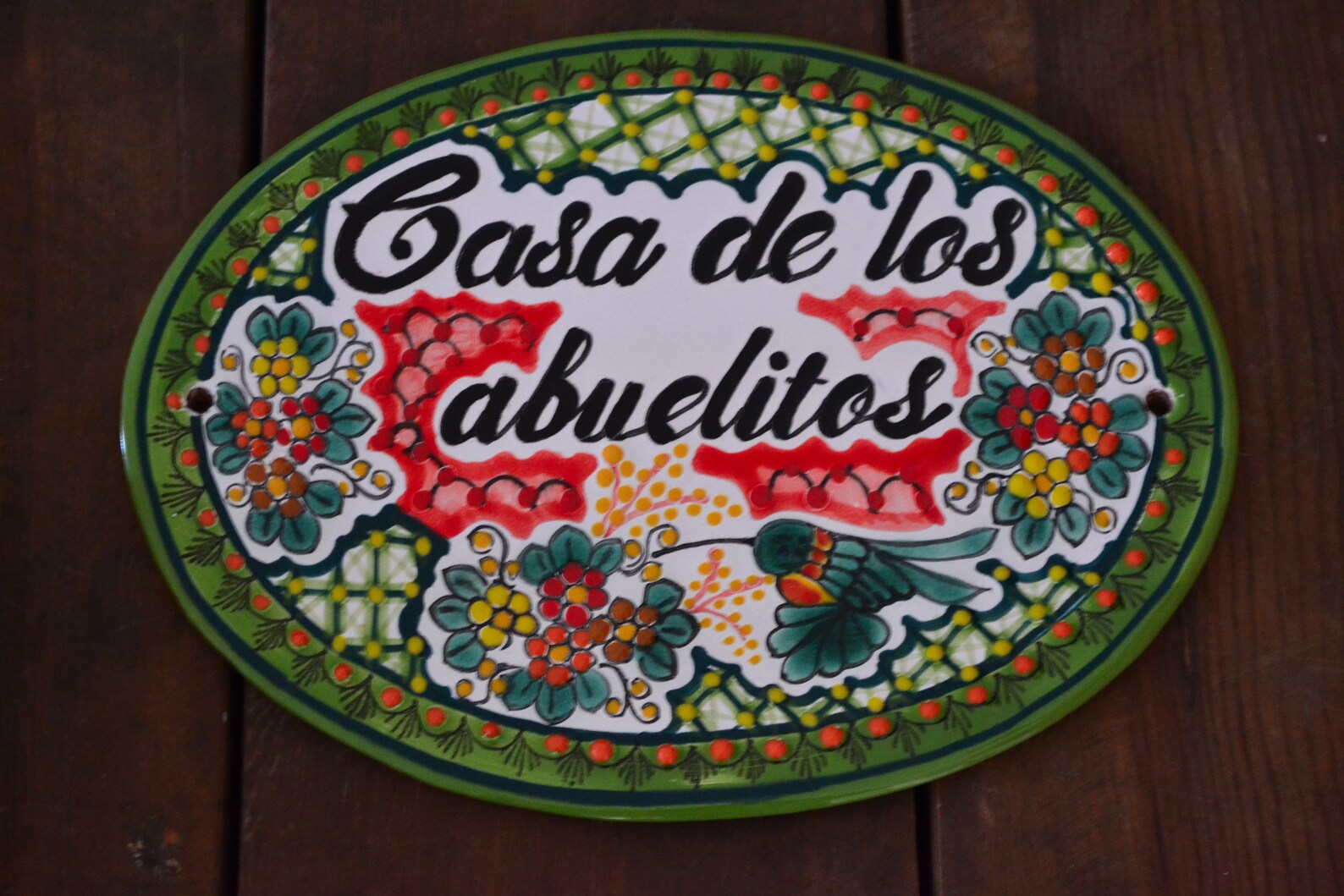 Set of Personalized Talavera Tile House Sign an Talavera Wall - Etsy
