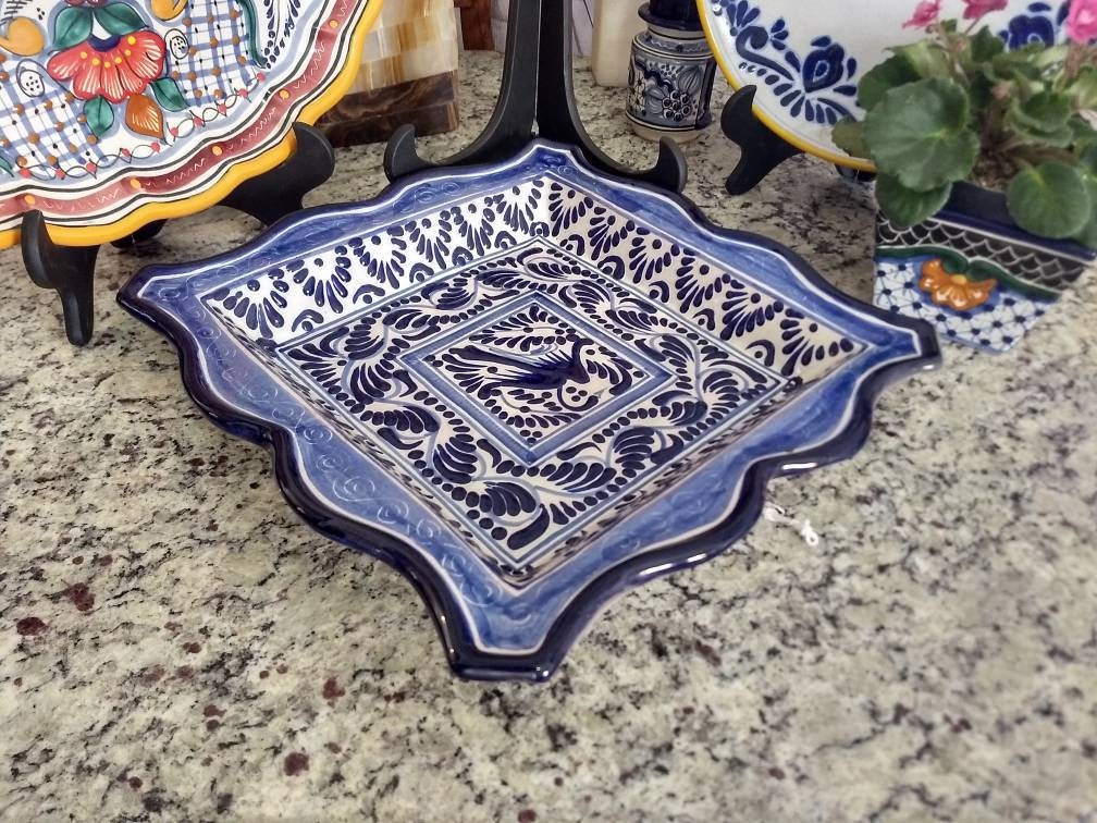 Talavera tray mexican Talavera Talavera cookie tray pottery | Etsy
