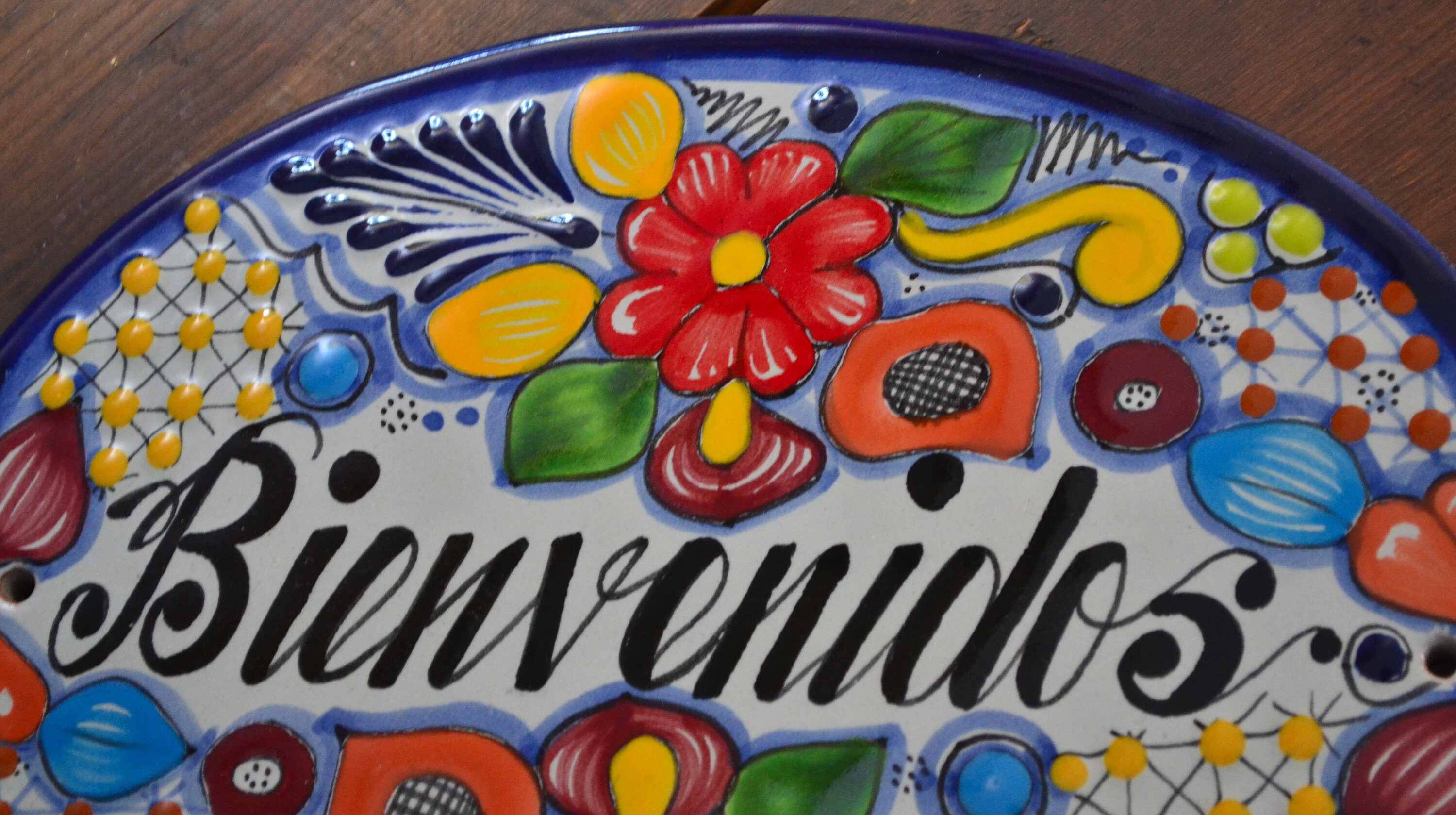 Set of Two 9.5 Personalized Talavera Tile House Sign - Etsy