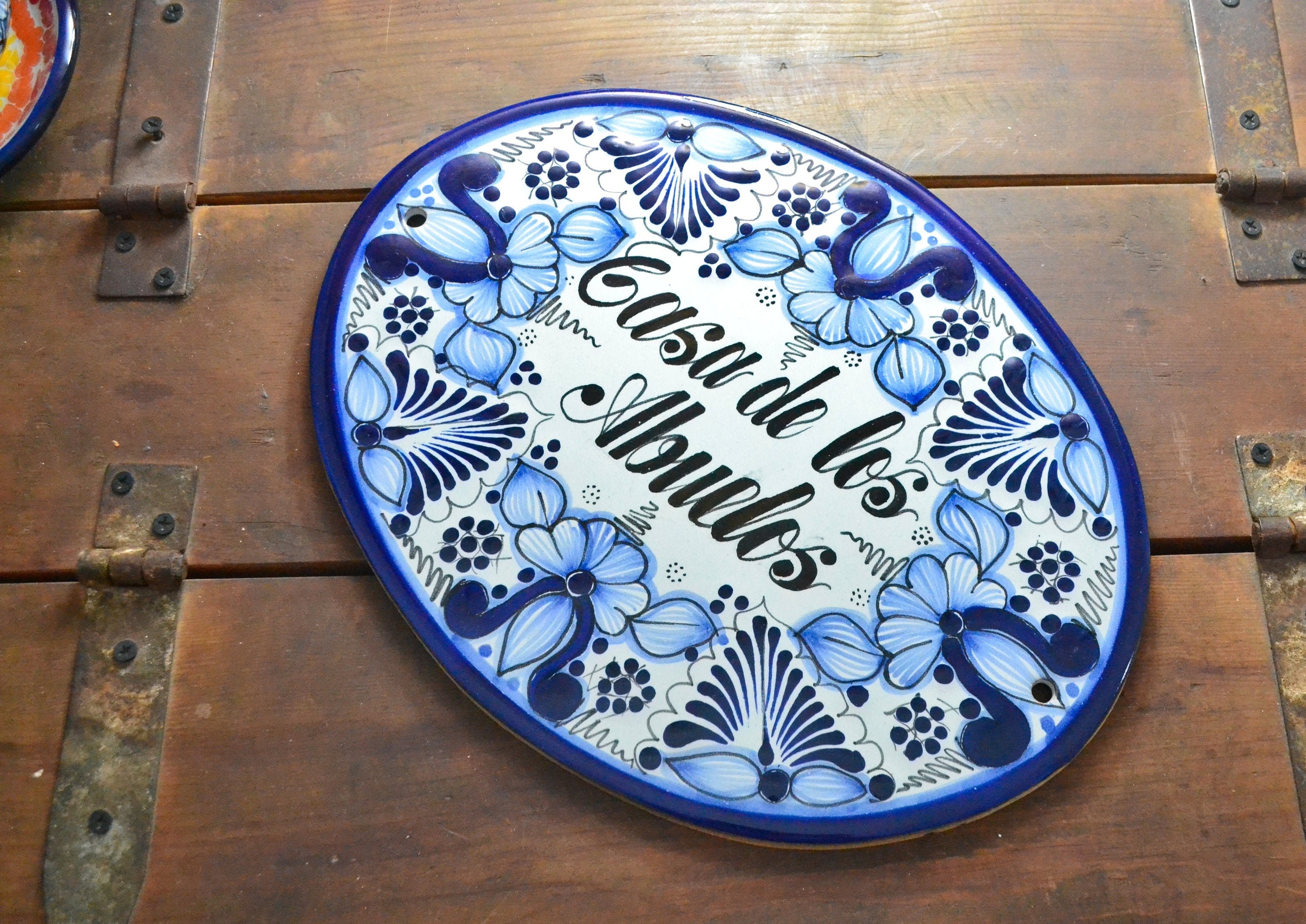 13 Personalized Talavera tile house Sign Housewarming | Etsy
